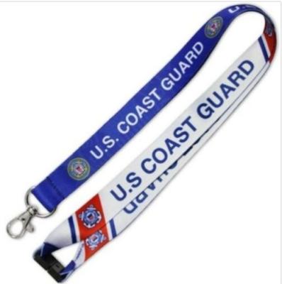 China Custom Nylon Key Chain Lanyard Clasp Reversible Logo Printing 100pcs MOQ for sale