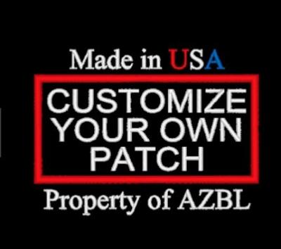 China Custom Twill Fabric Embroidery Patches with Merrow Border and Velcro Backing 150mm for sale