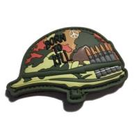 China Pantone Color Combat Medic Morale Patches 2D / 3D Logo Hook Loop Style for sale