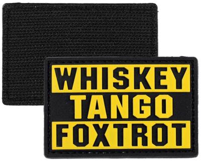 China Custom 3D PVC Patch Tactical Military Morale Badge Pantone Color Soft Enamel Emblem for sale