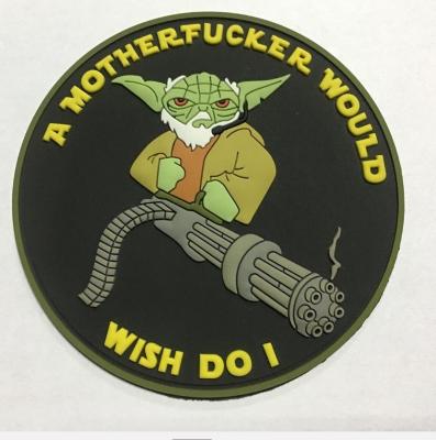 China Custom 3D PVC Rubber Morale Patch Tactical Emblem for Military Police Outdoor Use 100 PCS MOQ for sale
