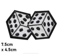 China Custom Embroidered Patch Heat Cut Border Hook and Loop Backing 127mm for sale