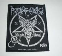 China Custom Embroidered Woven Logo Patch with Iron On Backing 100 Pcs MOQ for sale