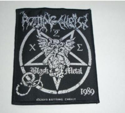 China Custom Embroidered Woven Logo Patch with Iron On Backing 100 Pcs MOQ for sale