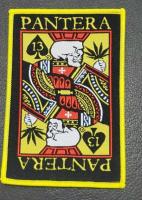 China Custom Woven Patch Iron On Backing 50pcs Minimum PMS Color Clothing Emblem for sale