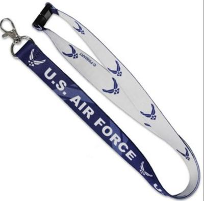 China Custom Logo Printed Lanyard Neck Strap ID Holder with Breakaway Clasp 90cm Length for sale