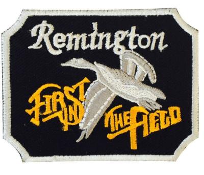 China Custom Embroidered Iron On Patch Badge for Clothes 9x6cm with Merrow Border for sale
