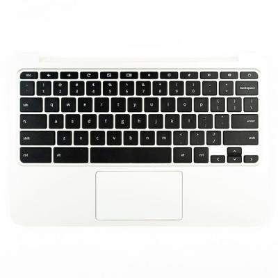 China 788639-001 HP Chromebook 11 G3 G4 Palmrest Touchpad US Keyboard with Cable Silver for sale