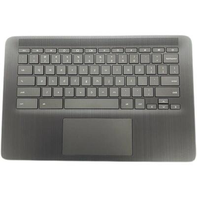 China HP Chromebook 14 G6 Palmrest Touchpad Keyboard Assembly L90459-001 No Backlit for sale