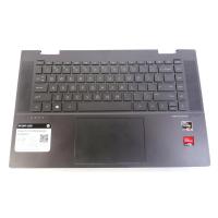 China HP N15946-001 15-EY0023DX Laptop Palmrest Keyboard Touchpad Assembly Black Original for sale