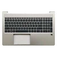 China HP Probook 450 G8 455 G8 Silver Palmrest Assembly with Keyboard Touchpad M21742-001 for sale