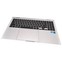 China BA97-12354A Samsung Galaxy Book Flex NP950QED-KB1US Silver Palmrest Assembly with Keyboard Touchpad for sale