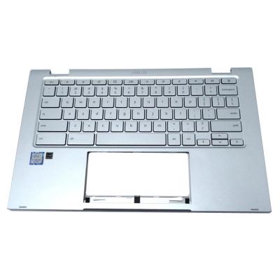 China Asus Chromebook 14 C433TA Flip C433 Palmrest with Keyboard Upper Case Silver 90NX02G1-R31US0 for sale