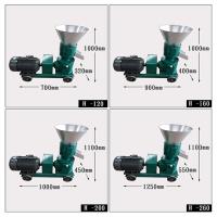 China ISO 220V Commercial Poultry Feed Pellet Machine Mill 160kg/H for sale