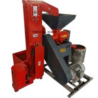 China 10HP 380V Portable Rice Milling Machine 600kg/h with Auto Elevator Lifter System for sale