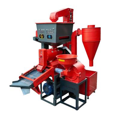 China 11KW Commercial Combined Rice Mill Machine With Elevator Lifter for sale