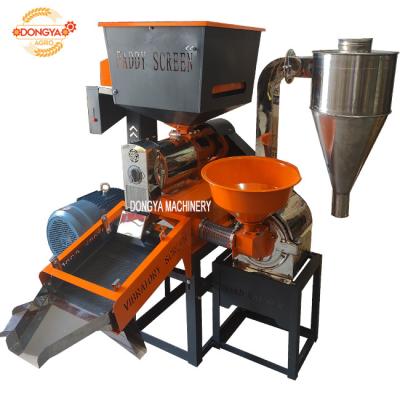 China Yifeng Agro Stainless Steel Combined Commercial Rice Mill Machine 650KG Per Hour for sale