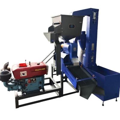 China yifeng AGRO 900KG Rice Mill Machine With Auto Loading Lifter Water Cooled 22HP Power for sale
