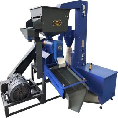China yifeng AGRO 700-900KG  COMMERCIAL RICE MILL  WITH ELEVATOR MACHINE 20HP ELECTRIC MOTOR for sale
