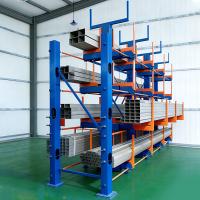 China Round Tube Steel Pipe Cantilever Rack Storage Customization Galvanized Cantilever Racks for sale