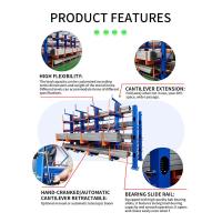 China Round Tube Steel Pipe Cantilever Rack Storage Customization Galvanized Cantilever Racks for sale