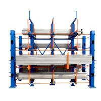 China Round Tube Steel Pipe Cantilever Rack Storage Customization Galvanized Cantilever Racks for sale