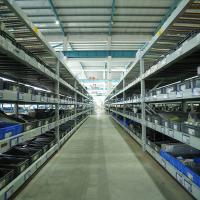 China Industrial Gravity Flow Roller Rack Customized Gravity Flow Shelf For Workshop Picking Storage for sale