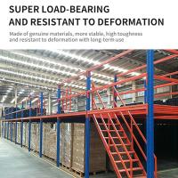 China Custom Steel Mezzanine Floor Racking Adjustable Multi Level Steel Structure Mezzanine Shelving for sale