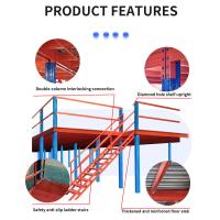 China Custom Steel Mezzanine Floor Racking Adjustable Multi Level Steel Structure Mezzanine Shelving for sale