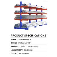 China Heavy Duty Cantilever Rack Adjustable Double Side Cantilever Timber Racking for sale