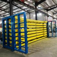 China Heavy Duty Drawer Type Sheet Metal Rack, Full Extension Pull Out Plate Storage Shelf for Industrial Warehouse for sale