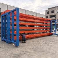 China Vertical Space Saving Drawer Board Storage Rack, High Density Pull Out Sheet Metal Shelving for Warehouse for sale