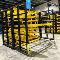 China Anti-Deformation Laser Cutting Sheet Storage Rack, Pull Out Drawer Type Plate Shelf for Workshop for sale