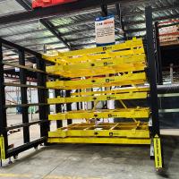 China Anti-Deformation Laser Cutting Sheet Storage Rack, Pull Out Drawer Type Plate Shelf for Workshop for sale