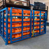 China Multi-Material Classification Drawer Panel Rack, Organized Steel Wood Aluminum Sheet Storage Shelf for sale
