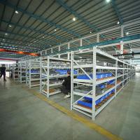 China Clean Room Gravity Flow Rack Anti Dust Precision Industrial FIFO Rack For Workshop for sale