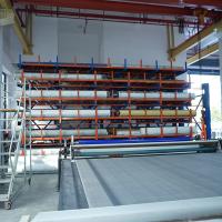 China Double Sided Structural Cantilever Rack Bidirectional Access Cantilever Shelving System for sale