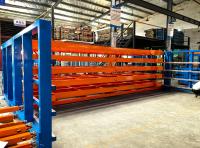 China Standard Drawer Type Sheet Rack, Industrial Pull-out Plate Storage Shelf for Metal Wood Panel Storage for sale