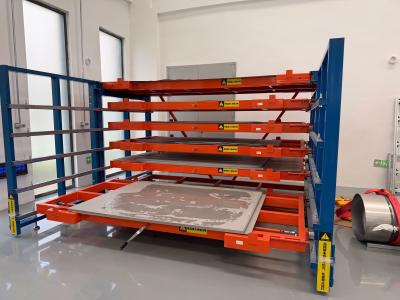 China Heavy Duty Drawer Sheet Rack, High Load Pull-out Storage System for Thick Steel Plate for sale