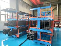 China Manual Retractable Roll Out Cantilever Rack Labor Saving For Long Material Storage for sale