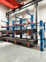 China ISO Certified Warehouse Cantilever Racks Standard Retractable Cantilever Pipe Rack for sale