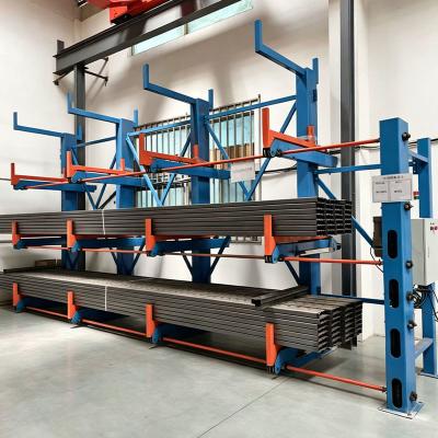 China Custom Cantilever Rack Telescopic Non Standard Size Telescopic Storage Rack for sale