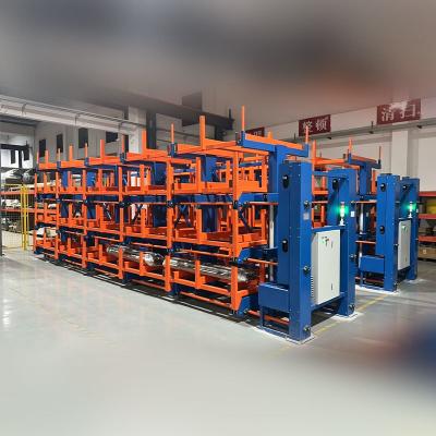 China Dust Free Cantilever Warehouse Racking Anti Scratch Cantilever Pallet Racking for sale