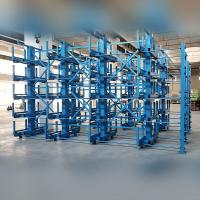 China Space Saving Industrial Cantilever Shelving For High Density Neat Long Material for sale