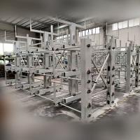 China Space Saving Industrial Cantilever Shelving For High Density Neat Long Material for sale