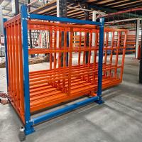 China Compact Vertical Sheet Storage Rack Narrow Footprint Upright Plate Rack For Workshop for sale