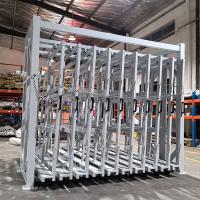 China Low Base Vertical Sheet Good Storage Rack Low Profile Upright Sheet Holder for sale
