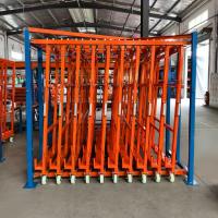 China Anti Tilt Reinforced Heavy Duty Sheet Metal Storage Racks Stabilized For High Floor Workshop for sale