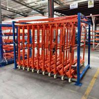 China Anti Tilt Reinforced Heavy Duty Sheet Metal Storage Racks Stabilized For High Floor Workshop for sale