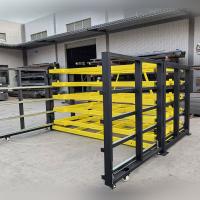 China Foldable Layer Drawer Type Steel Sheet Storage Racks Collapsible Plate Storage Shelf for sale